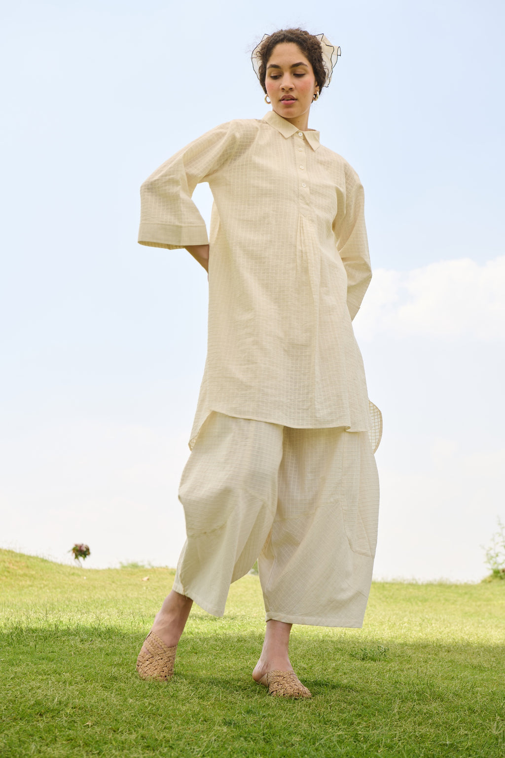 Baby Check - Nargis Coord Set | Raas Life | Kikli India