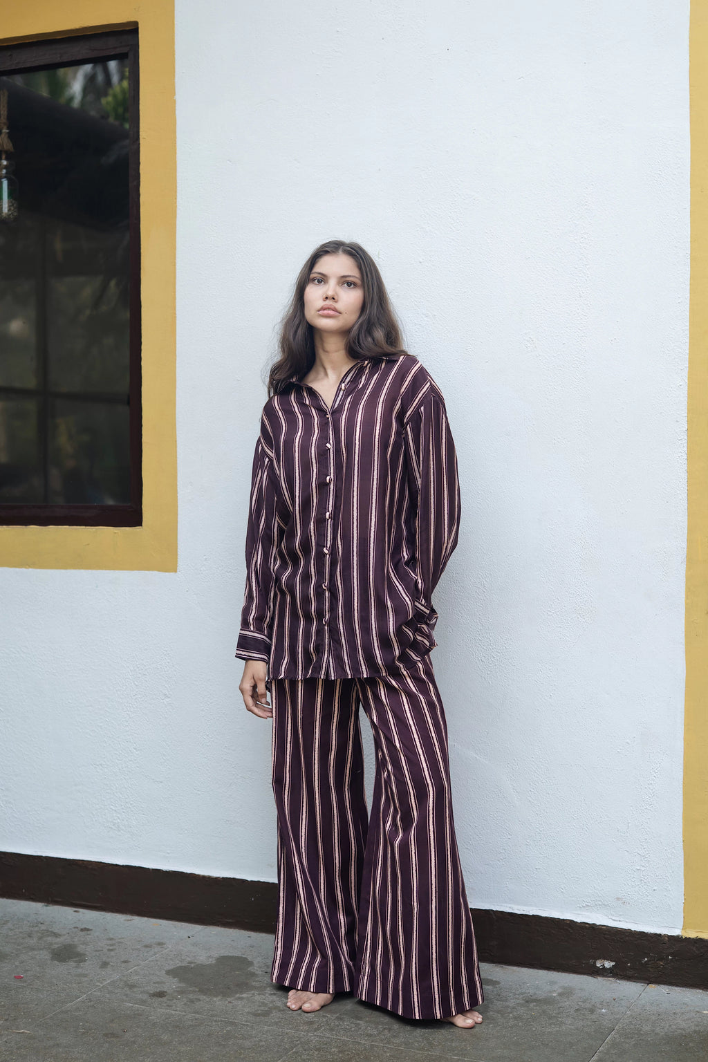 Maria Falsa Stripe Shirt – Crisp Falsa Stripe Maria Shirt | Kikli India