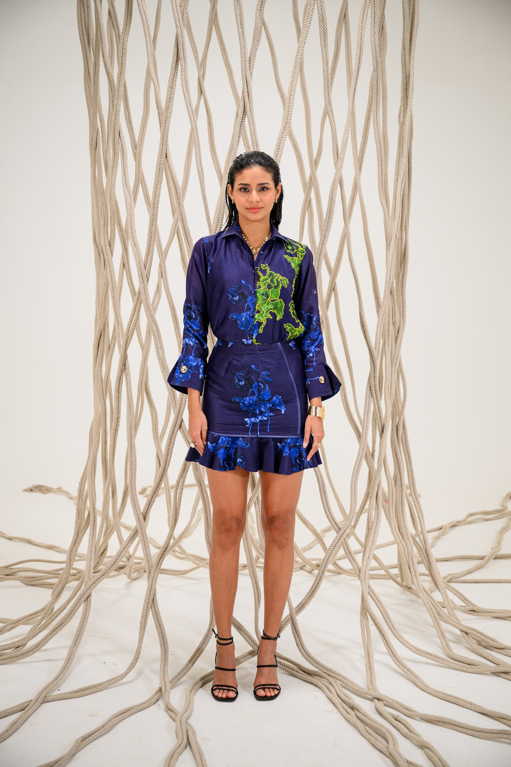 Twilight Reef Skirt Set | The Dramebaaz Company | Kikli India