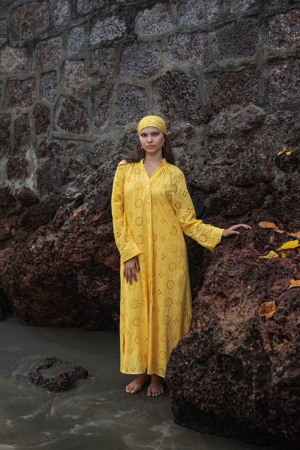 Cosy Yellow Dress – Laid-Back & Soft Weekend Wear | Kikli India