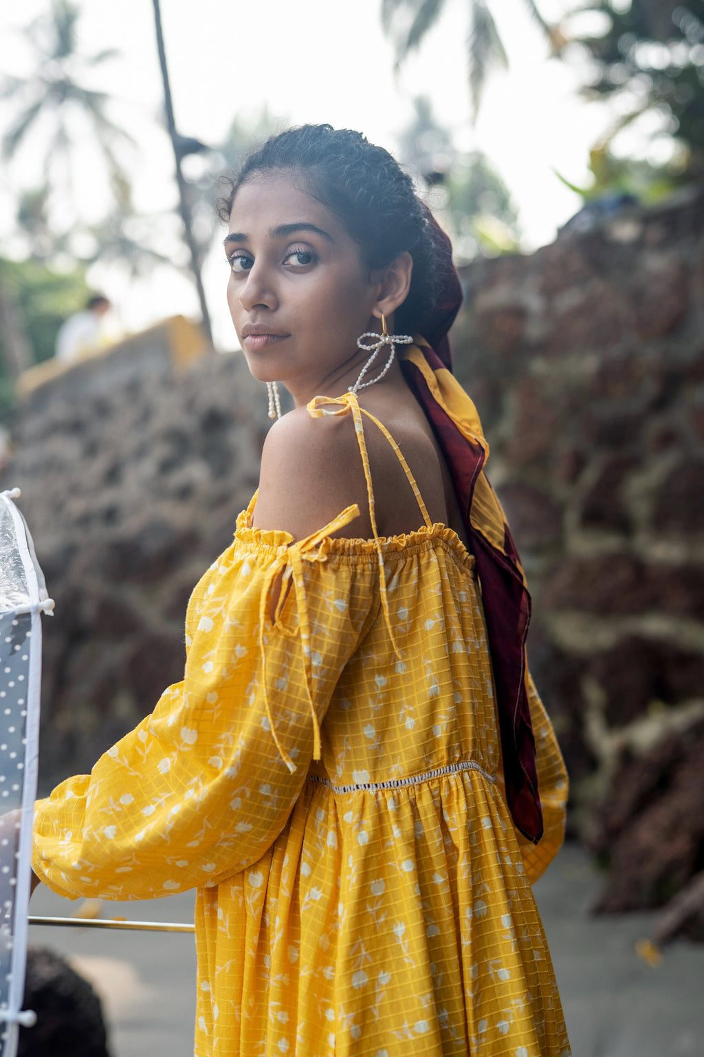 Zoe Yellow Dress – Minimalist Everyday Cotton Dress | Kikli India